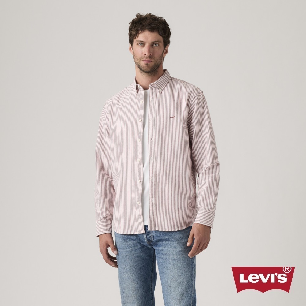 Levi's 長袖襯衫 條紋襯衫 小logo襯衫 男生上衣 熱賣單品 A7210-0041 | 蝦皮購物
