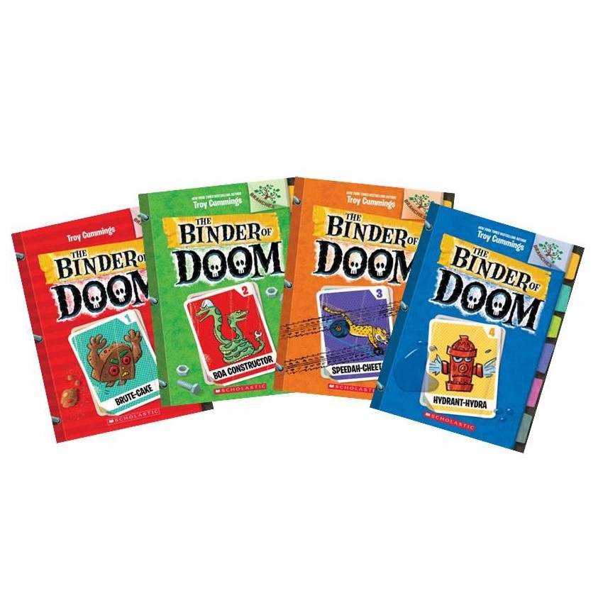 The Binder of Doom #1-4 (共4本平裝本)/Troy Cummings Binder of Doom ...