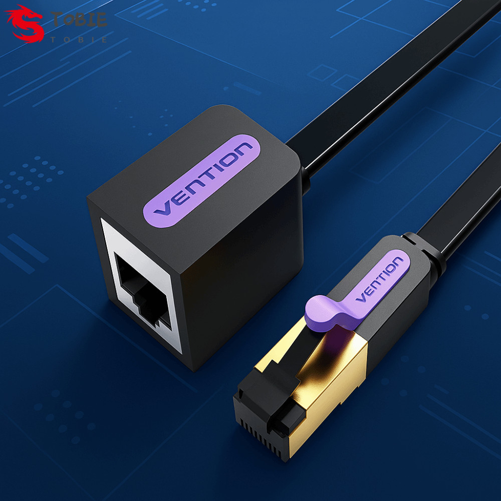 TOBIE Cat 7 延長線、公對母 RJ45 以太網延長線、互聯網線 PVC 銅線輕型 CAT7 以太網電纜室內和室 | 蝦皮購物