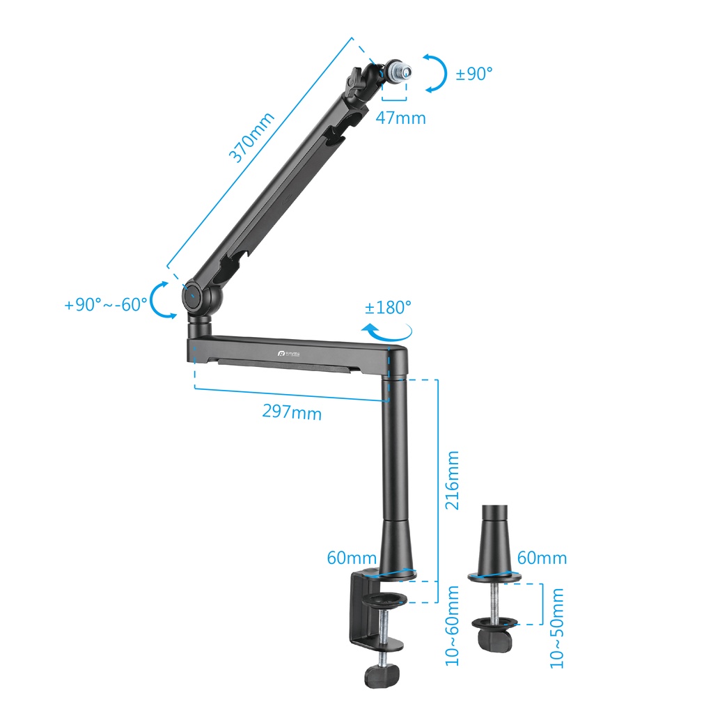 【瑞米 Raymii】 LTA-06 鋁合金麥克風支架 麥克風架 直播支架 | 蝦皮購物