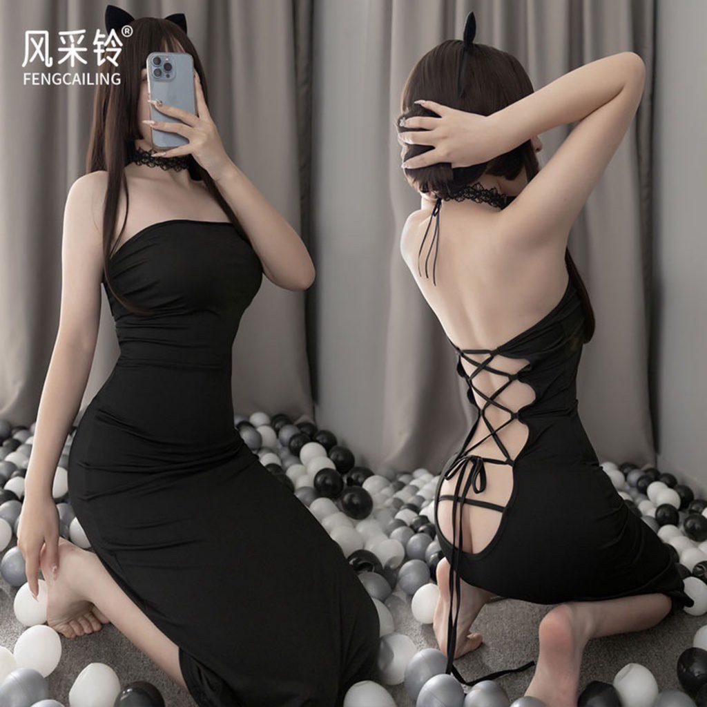 【AV-one】現貨 性感露背股溝綁帶連身衣 均碼 四色可選激情制服誘惑L149 | 蝦皮購物