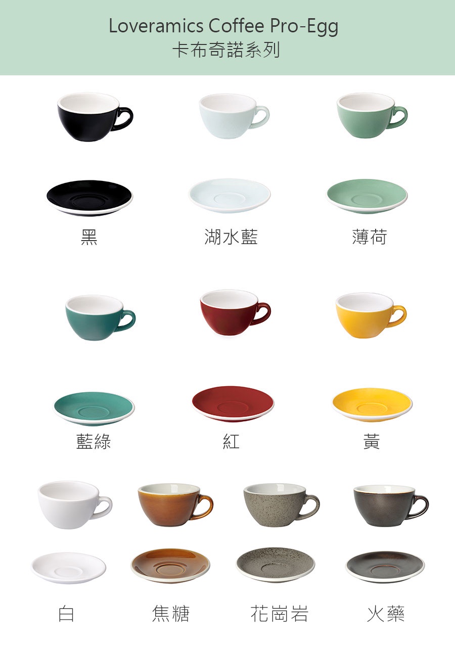 【Loveramics】 Coffee Pro-Egg 卡布奇諾咖啡杯200ml 共11色SCAA SCAE 愛陶樂 | 蝦皮購物