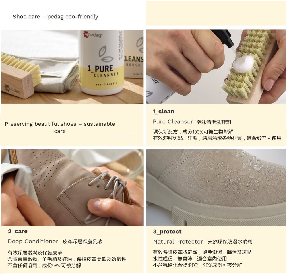 德國 pedag Natural Protector 天然環保防潑水噴劑 ~ 保持皮革顏色鮮艷及透氣性 | 蝦皮購物