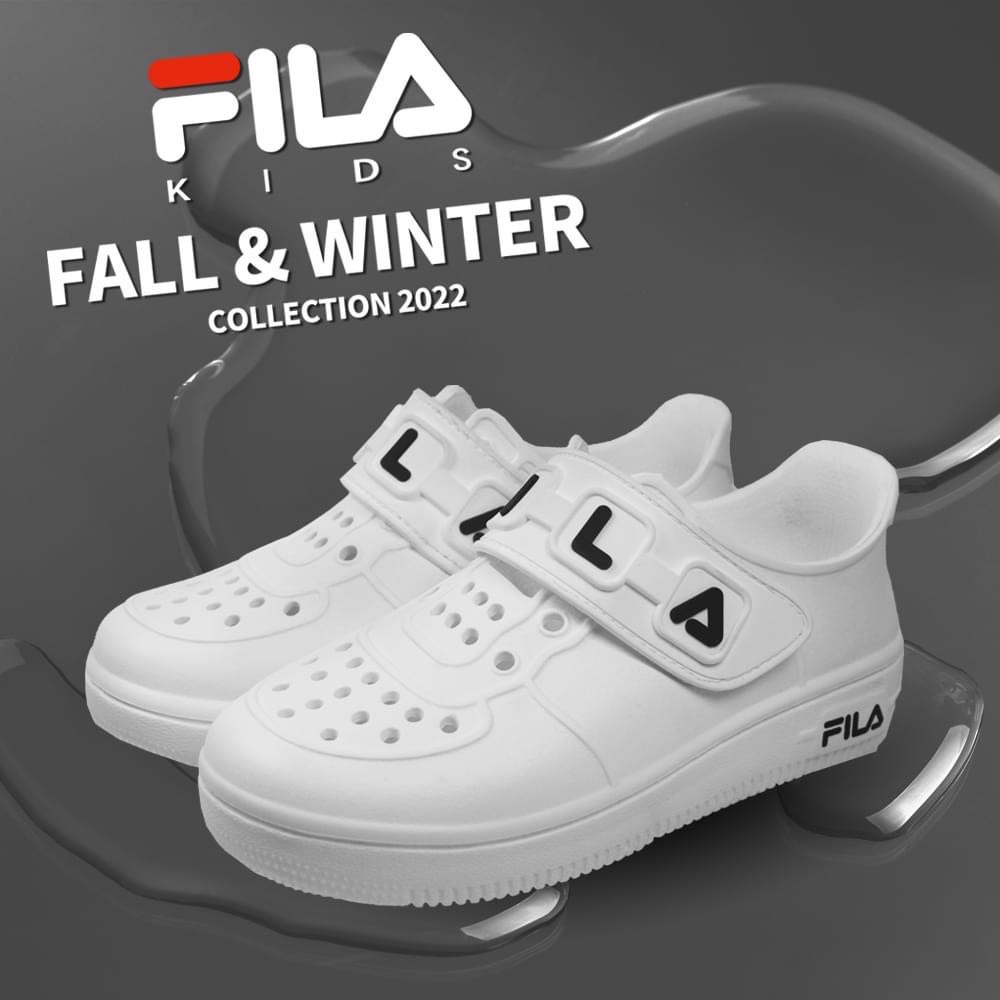 【正品+發票】POPO 童鞋 正版 FILA fila 兒童洞洞鞋 洞洞鞋兒童 女童鞋 防水 洞洞鞋 布希鞋 兒童布希鞋 | 蝦皮購物