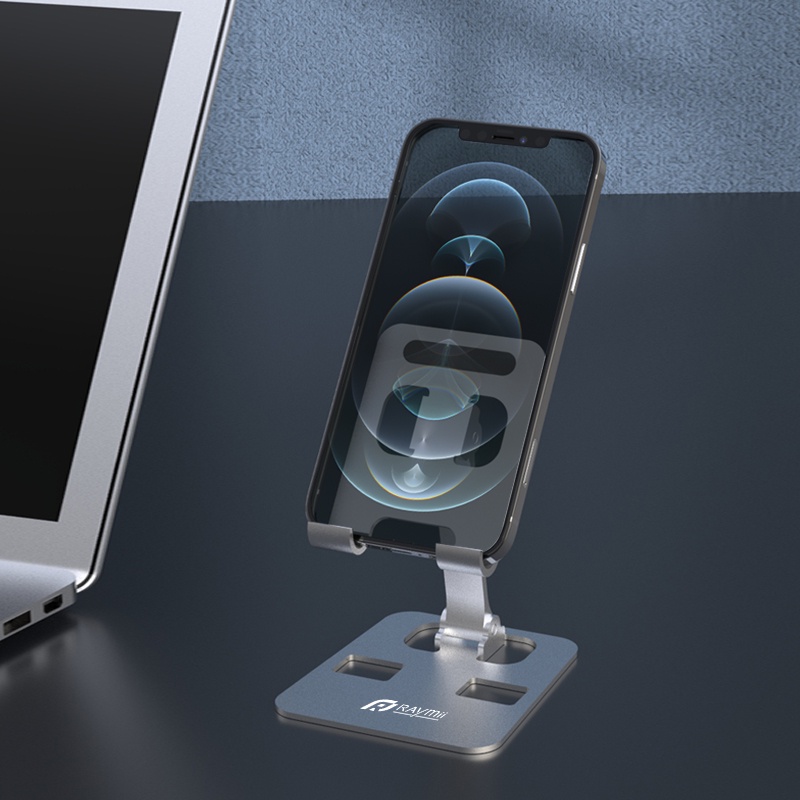 【瑞米 Raymii】 全鋁合金 Z12 雙軸 手機架 摺疊 手機支架 平版架 適用於iPhone 安卓 直播 | 蝦皮購物