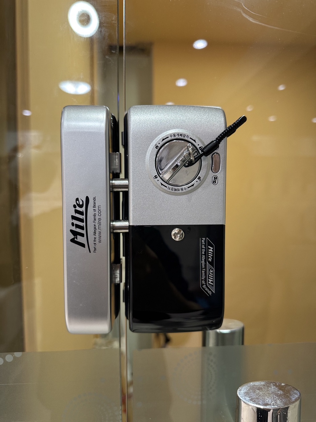 MILRE 韓國美樂MI-260玻璃門專用密碼卡片電子鎖 | 蝦皮購物