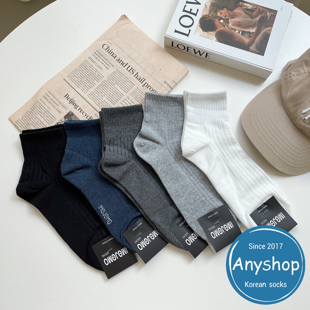 Anyshop韓國襪 男士長襪 男生素色低筒襪 韓國男襪 男生襪子 白襪 素色系列 長襪 韓國襪 韓襪 襪子14103 | 蝦皮購物