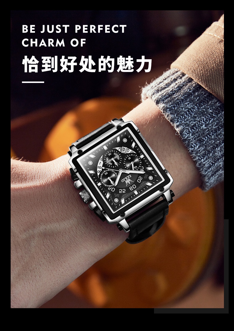 [現貨] OLEVS 9919 時尚潮流 休閒商務 大表盤 （2023年新款）多功能 夜光 計時碼錶 日曆 男士手錶（ | 蝦皮購物