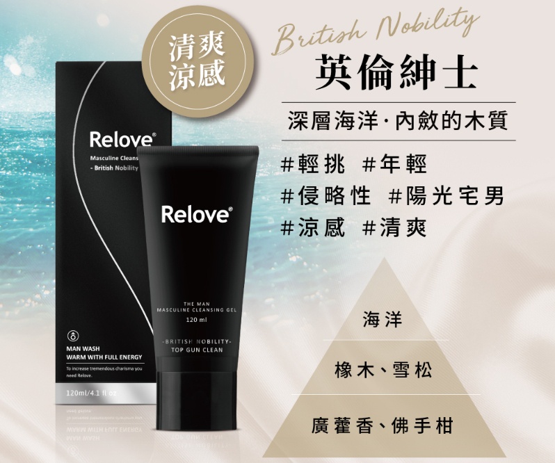 快速出貨 免運 3入組 Relove 男性專用私密潔淨凝露 120ml | 蝦皮購物