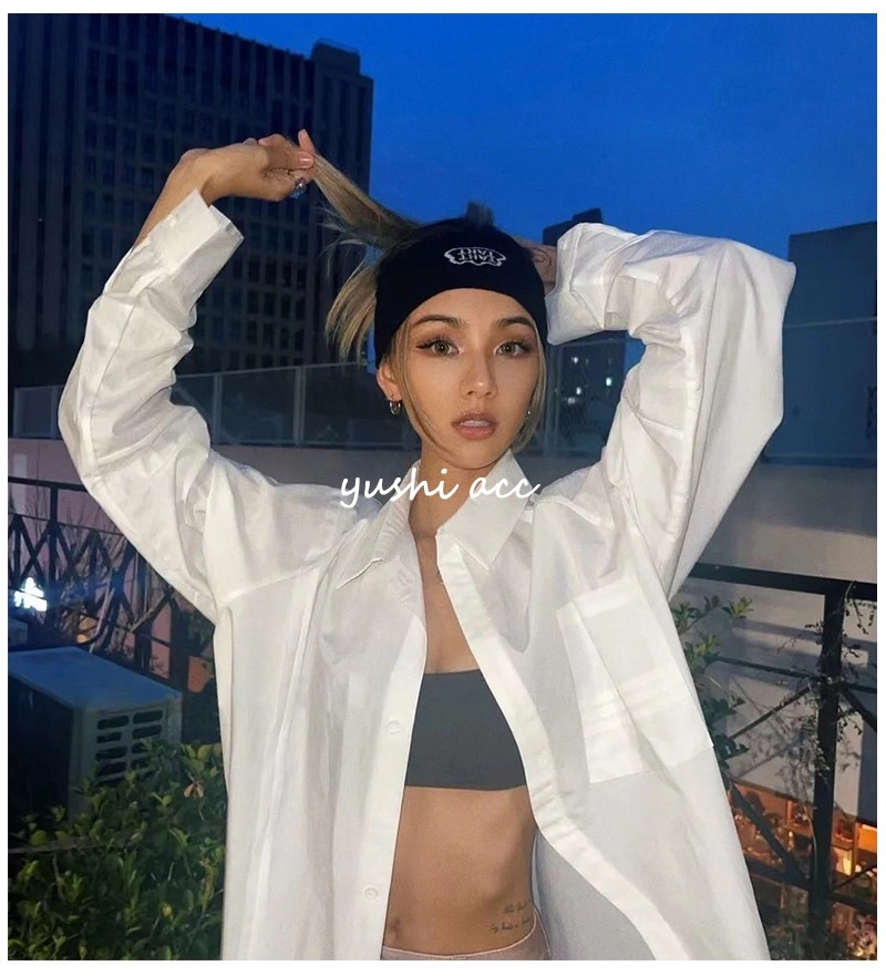 髮帶 頭飾 明星 博主同款 字母 毛線 彈力 束發帶 純色 百搭 止汗 頭帶 運動 外出 約會 洗臉 髮帶 頭飾 | 蝦皮購物