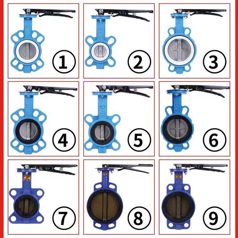 下殺* D71X-16 手柄對夾蝶閥 對夾式 手動碟閥DN40 50 65 80 100 125 150 | 蝦皮購物
