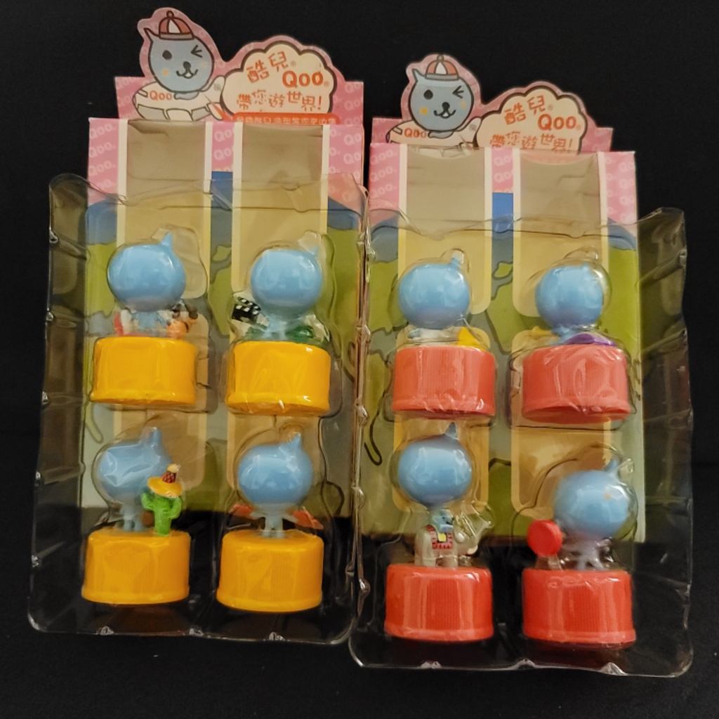 可口可樂-酷兒“QOO”～QOO亞洲風/西洋造型 立體公仔瓶蓋 限量珍藏版（高5.5～6.5公分，瓶蓋直徑約3.4公分） | 蝦皮購物