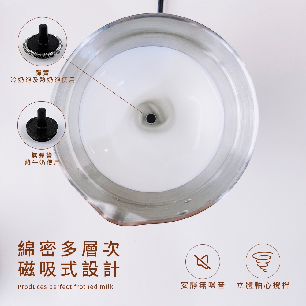 IKUK 分離式電動奶泡機 840ml+BIALETTI 摩卡壺組合 / 大容量 立體拉花 OK | 蝦皮購物