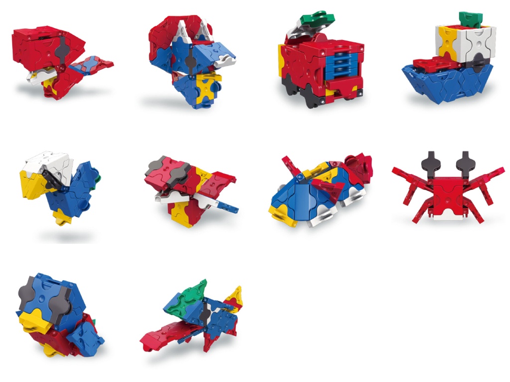 【LaQ】 基礎85-3D(85pcs) 日本製造立體3D拼接積木/益智玩具/台灣獨家代理 | 蝦皮購物