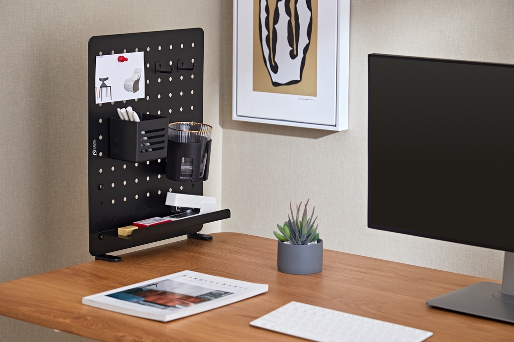 【瑞米 Raymii】LSA-33 夾桌式 洞洞板 收納立架 辦公桌 時尚多功能收納支架 壁掛 收納牆 居家 辦公 | 蝦皮購物