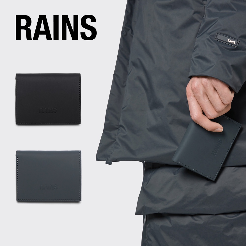 RAINS｜Folded Wallet 經典防水折疊短夾 | 蝦皮購物