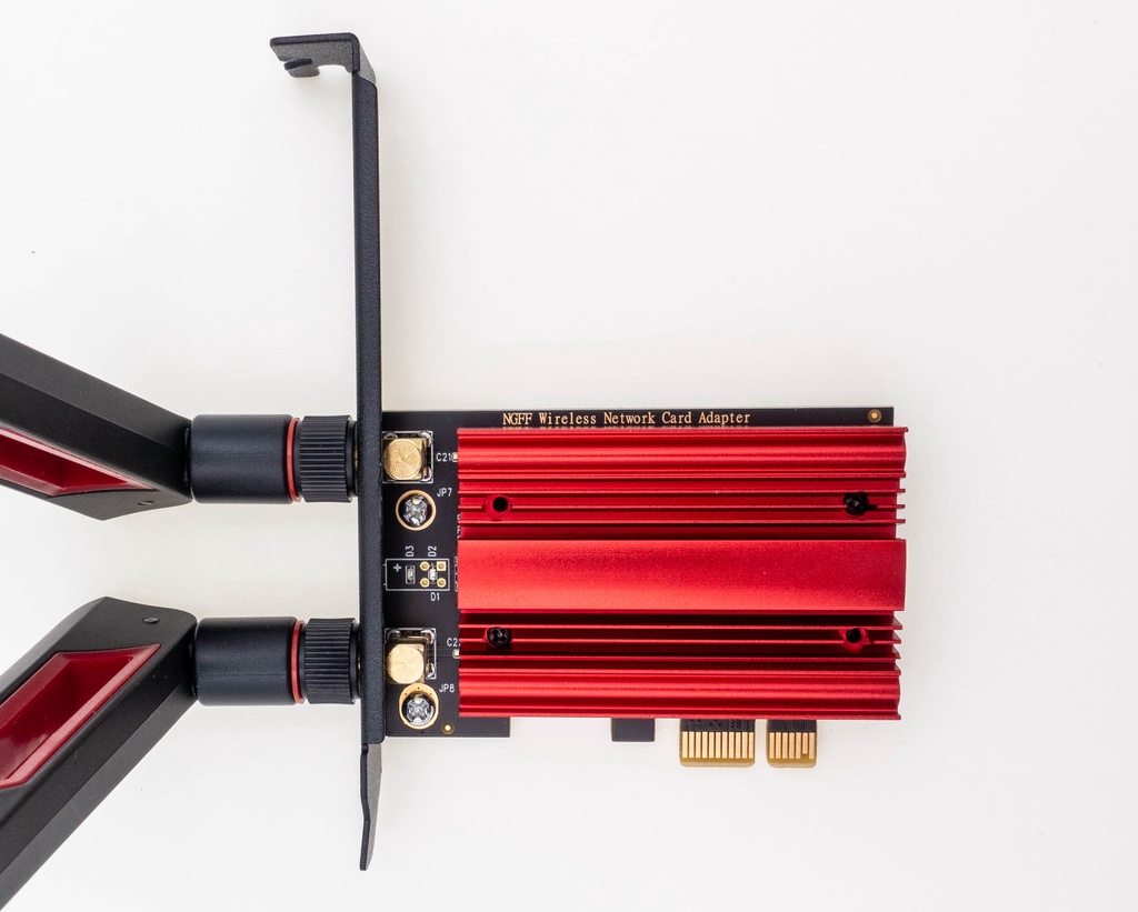 台灣現貨 Intel AX210 Pro 12DB 電競版 WiFi6 PCI-e 無線網路卡 桌上型電腦 無線網卡 | 蝦皮購物