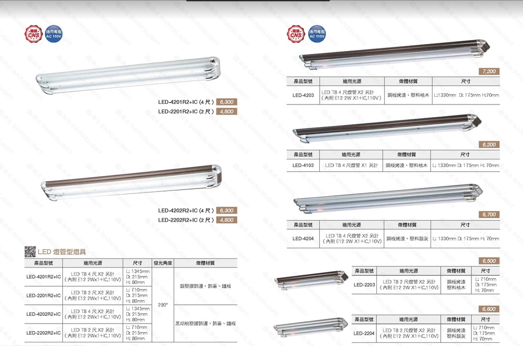 🌟LS🌟 附發票 舞光 LED T8 4尺 2尺 空台 美術 吸頂 日光燈具 銀邊 黑胡桃邊 國家認證 ※此商品不含燈 | 蝦皮購物