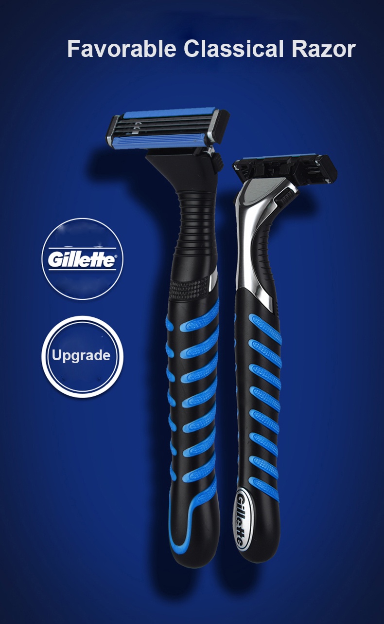 Gillette 吉列 Vector 3 男士剃須刀剃須刀片安全剃須刀鬍鬚脫毛超薄 3 層鋒利剃須刀替換補充裝 | 蝦皮購物