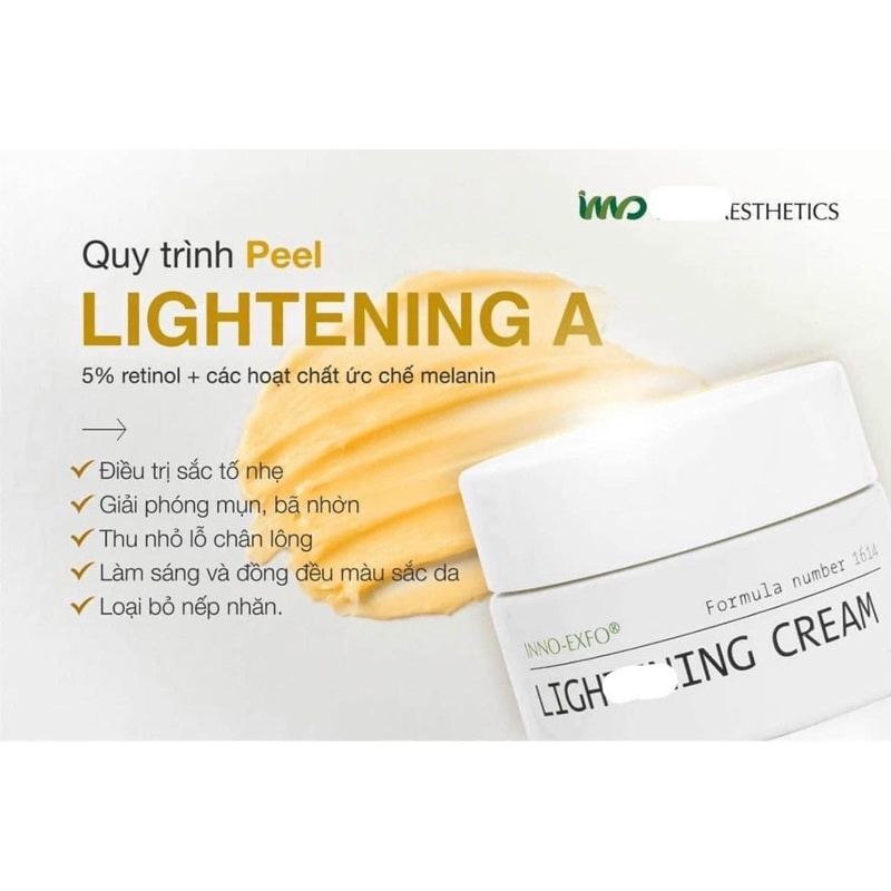 [LYCA] 現貨 INNO - EXFO 美白精華 LIGHTENING PEEL A CREAM 15G | 蝦皮購物