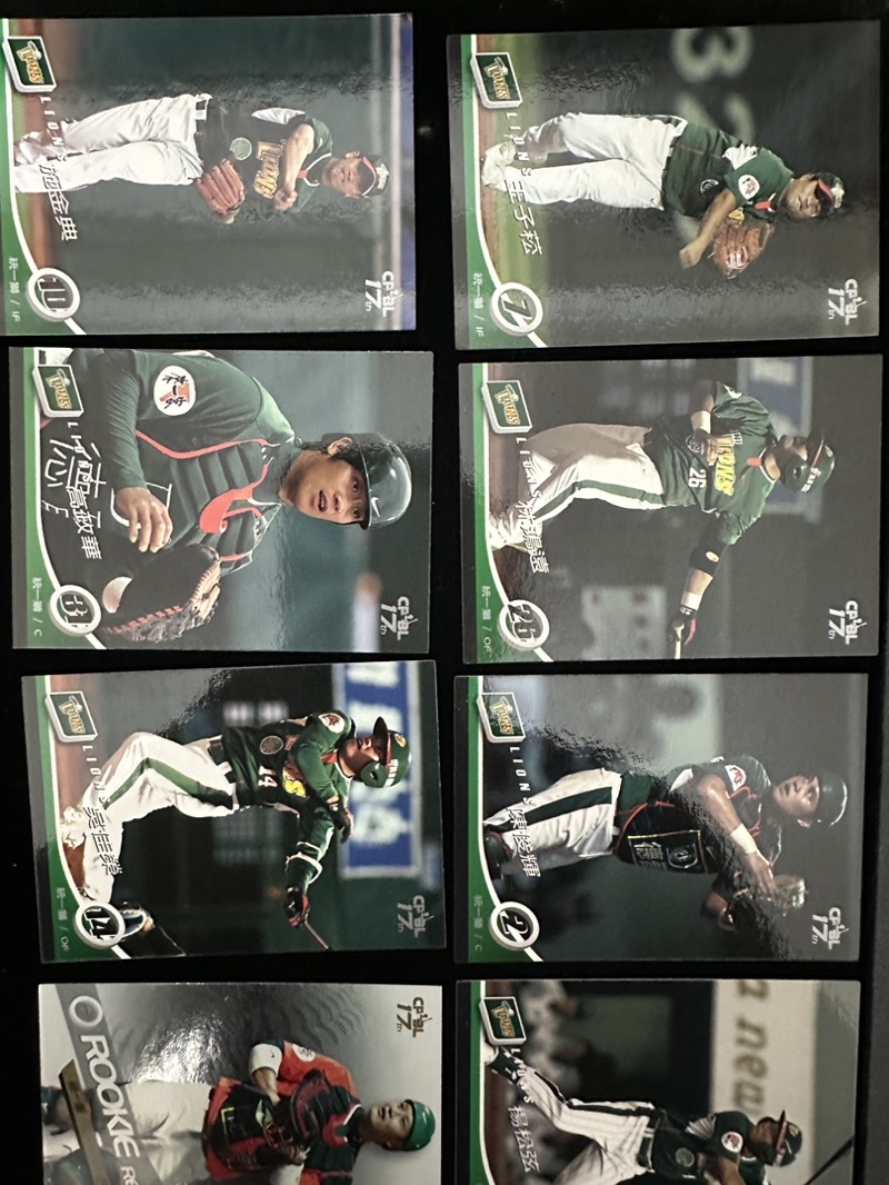 CPBL 中華職棒 統一獅隊 本土組強打組 球員卡 市面上極稀少 賣場最便宜 （非MLB、NBA) | 蝦皮購物