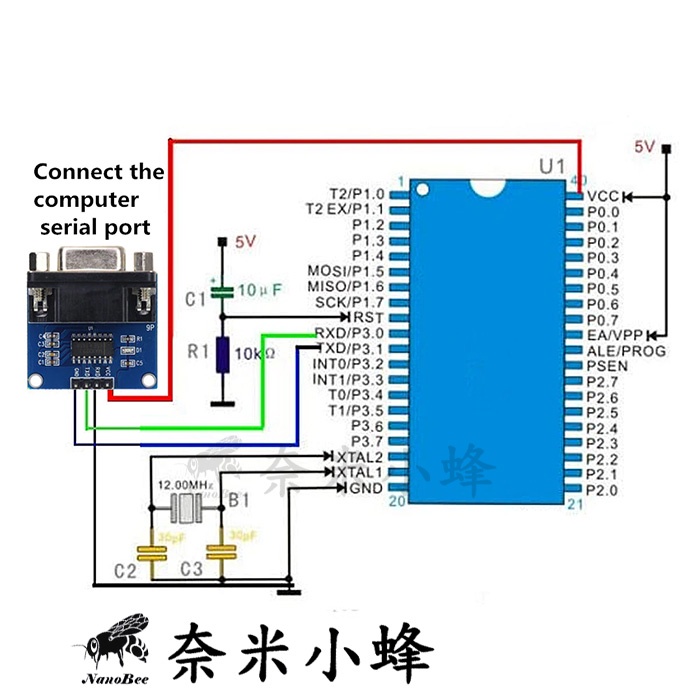 TTL/UART轉RS232 COM 轉換板 MAX3232模塊 含電源燈 ESP32 Arduino【現貨】 | 蝦皮購物