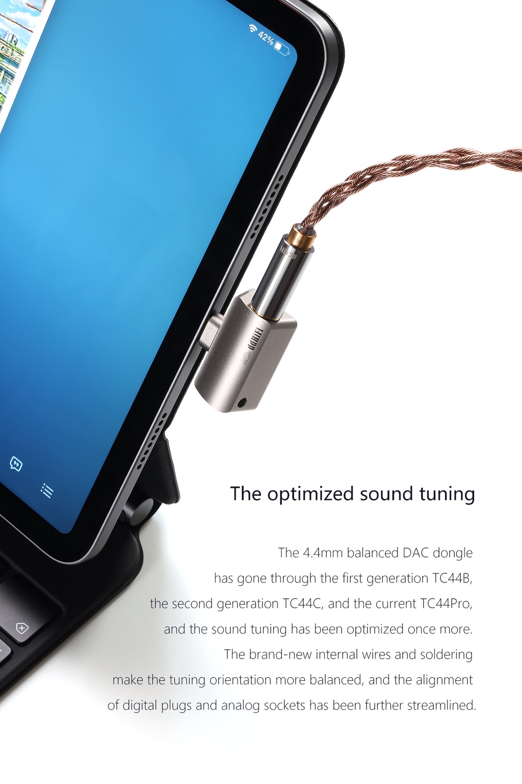 Dd ddHiFi TC44Pro USB-C/閃電轉4.4mm平衡DAC加密狗,雙CS43131 DAC芯片,32bi | 蝦皮購物