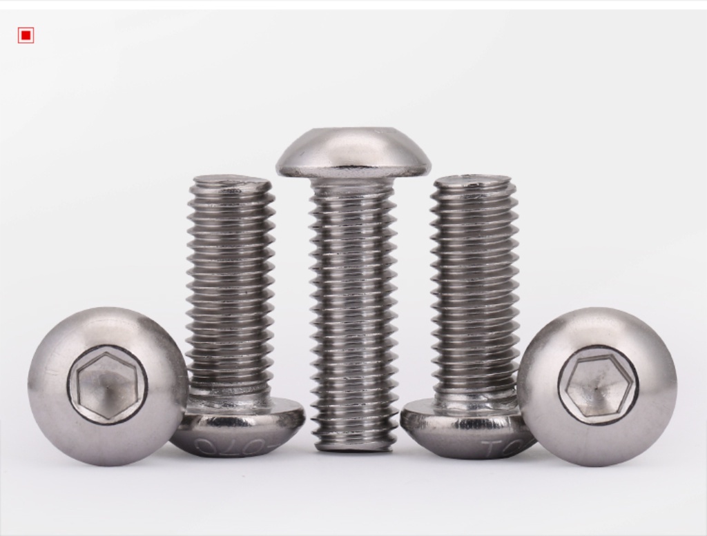 【XJK】SUS304圓頭內六角螺絲 不鏽鋼圓頭螺栓 半圓杯螺釘 M3-M4 | 蝦皮購物