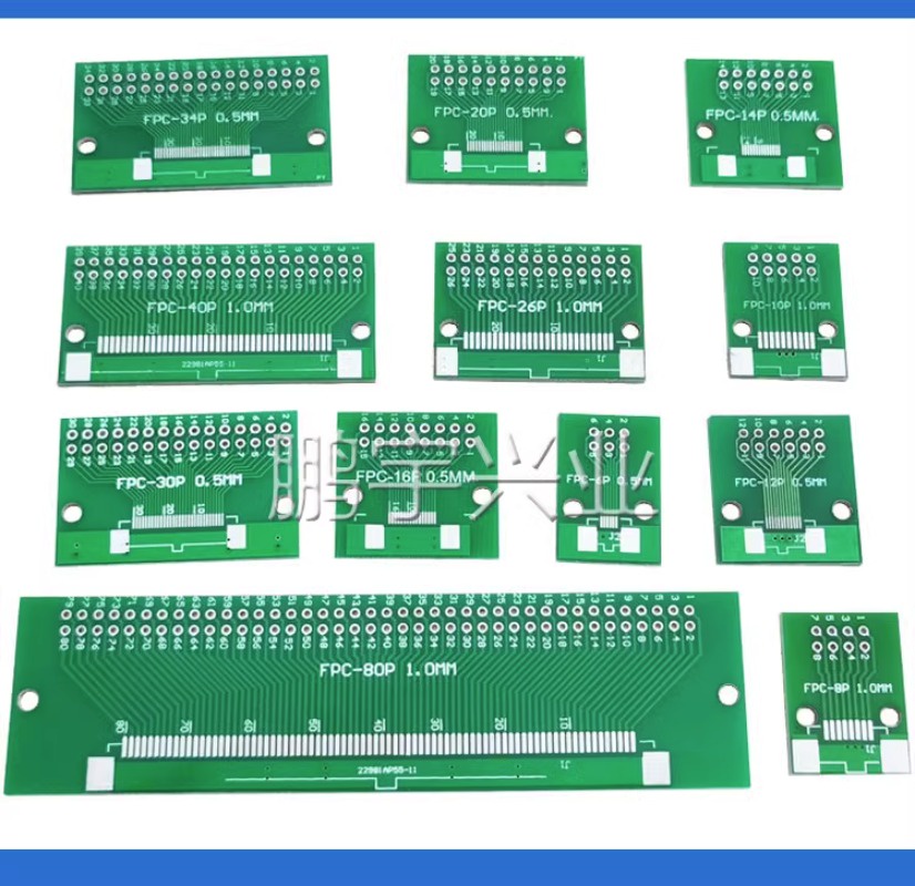 【4P-80P】FPC/FFC軟排線轉接板空板 一面0.5MM一面1.0MM間距 6P/8P/10P/12P | 蝦皮購物