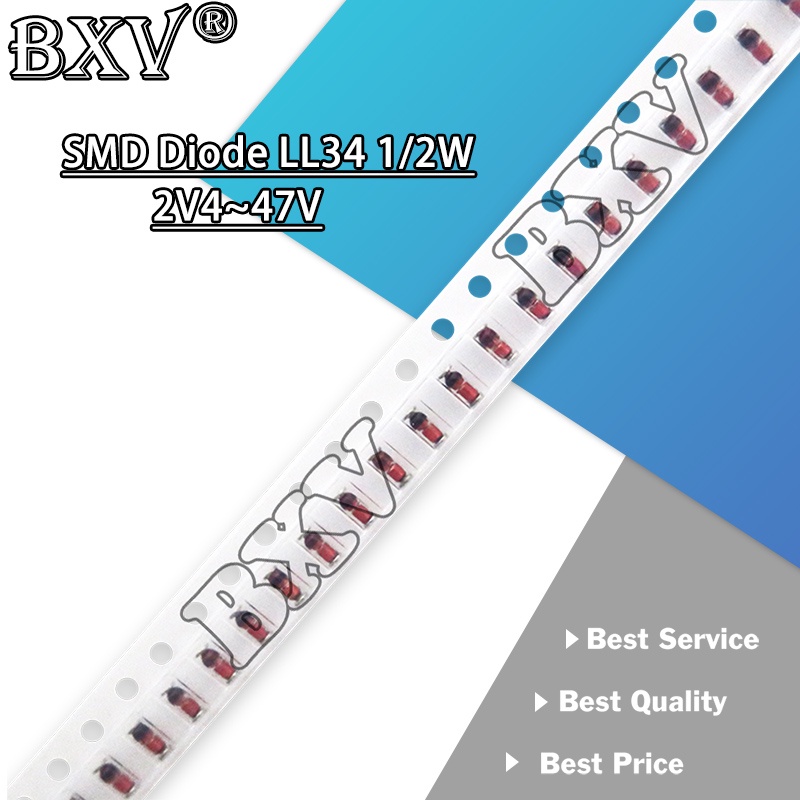 100PCS 0.5W 1/2W Zener Diode SMD Diode ZMM5V1 ZMM3V0 3V3 3V | 蝦皮購物