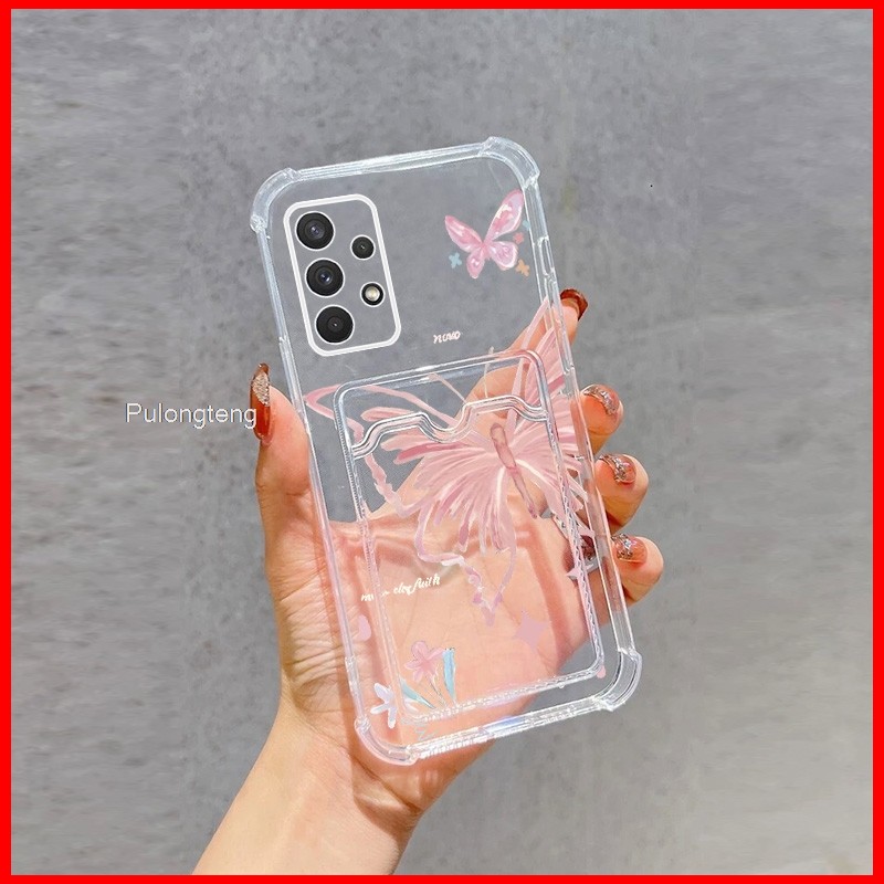 SAMSUNG 蝴蝶軟殼美學空間手機殼適用於三星 A30 A32 A33 A34 A35 A36 A42 A50 A51 | 蝦皮購物