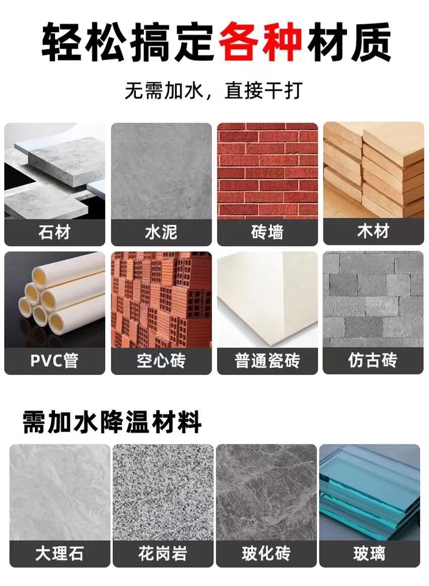 HL 新款四刃鋸齒偏心鑽鎢鋼合金幹打全陶瓷玻璃大理石水泥打孔L8 合金 水泥鑽 水泥鑽尾 水泥鑽頭 鎢鋼鑽頭 鎢鋼鑽尾 | 蝦皮購物