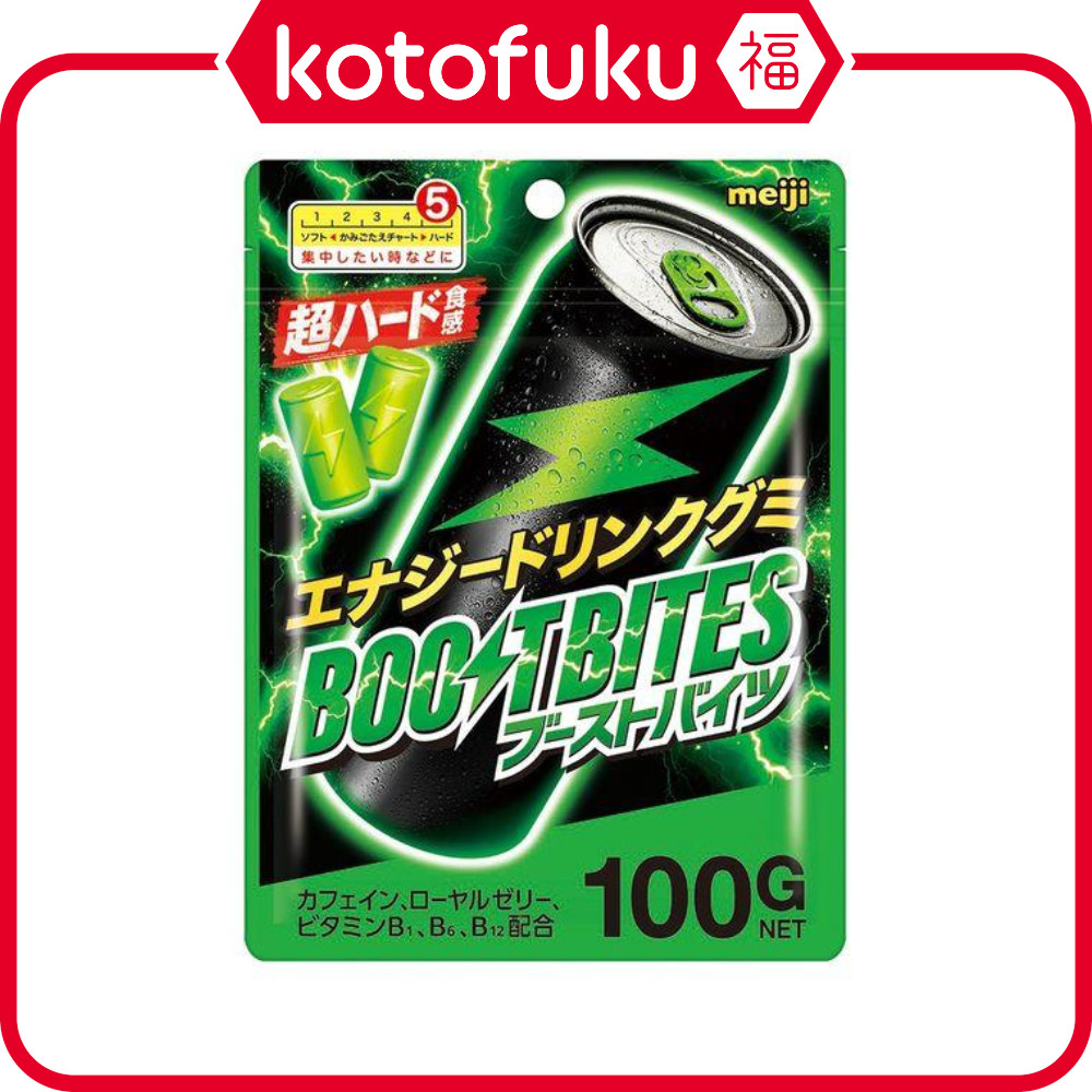 日本 明治 糖果 Boost Bites 能量飲料軟糖 100g | 蝦皮購物