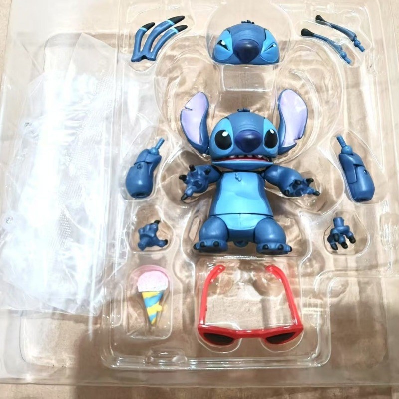 迪士尼 Disney Stitch Revoltech Articulado 可動人偶模型玩具 | 蝦皮購物
