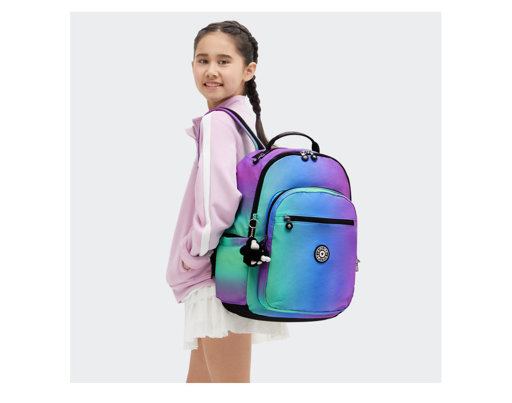 KIPLING X JUST DANCE『首爾包』霓虹漸層機能手提後背包-SEOUL | 蝦皮購物