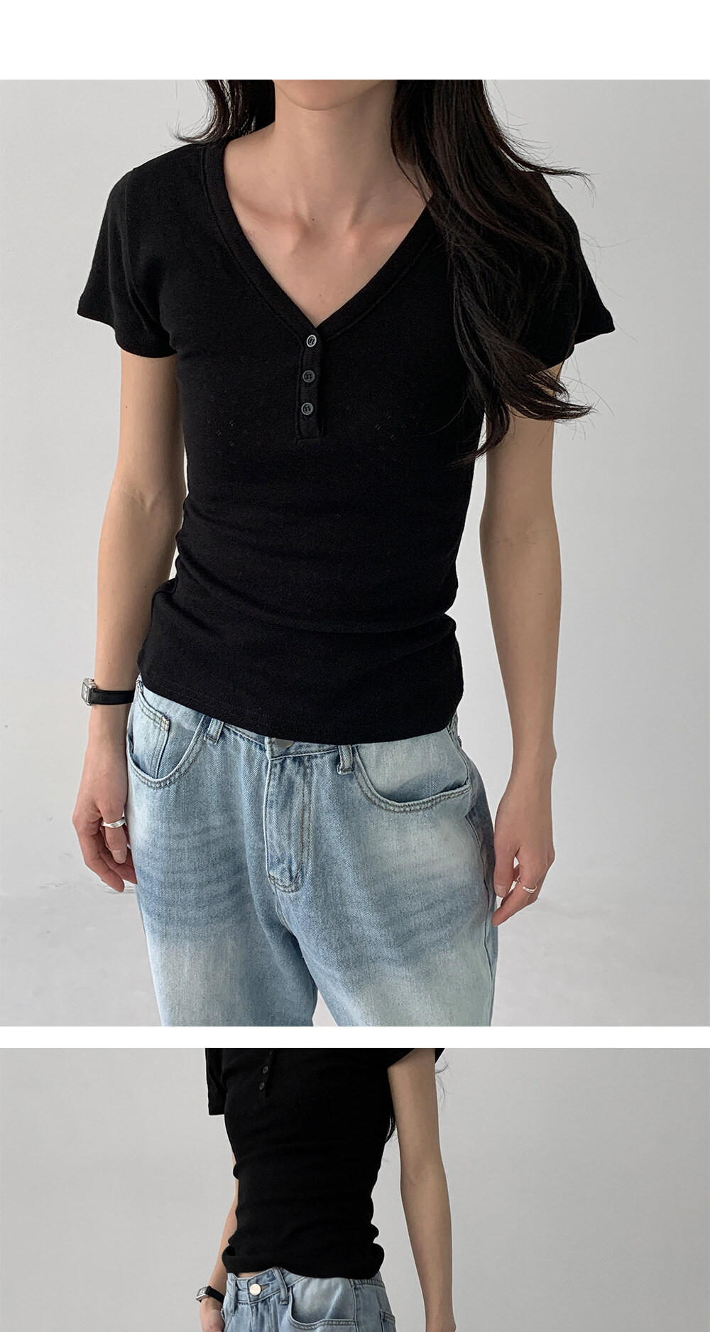 Codibook｜韓國 MAENIQUE 羅伊登寬版丹寧牛仔褲[預購]牛仔褲 女裝 | 蝦皮購物