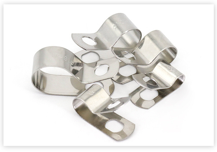 【台灣出貨】304不銹鋼單管夾片 R型管卡管夾喉箍 Q686支架管扣卡箍水油管夾扣 | 蝦皮購物