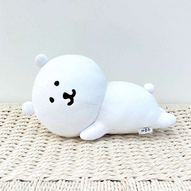 韓國正版 nongdamgom玩偶公仔 日本自嘲熊抱枕 公仔娃娃 Nagano Damgome 汗蒸白熊玩偶 流汗熊 | 蝦皮購物