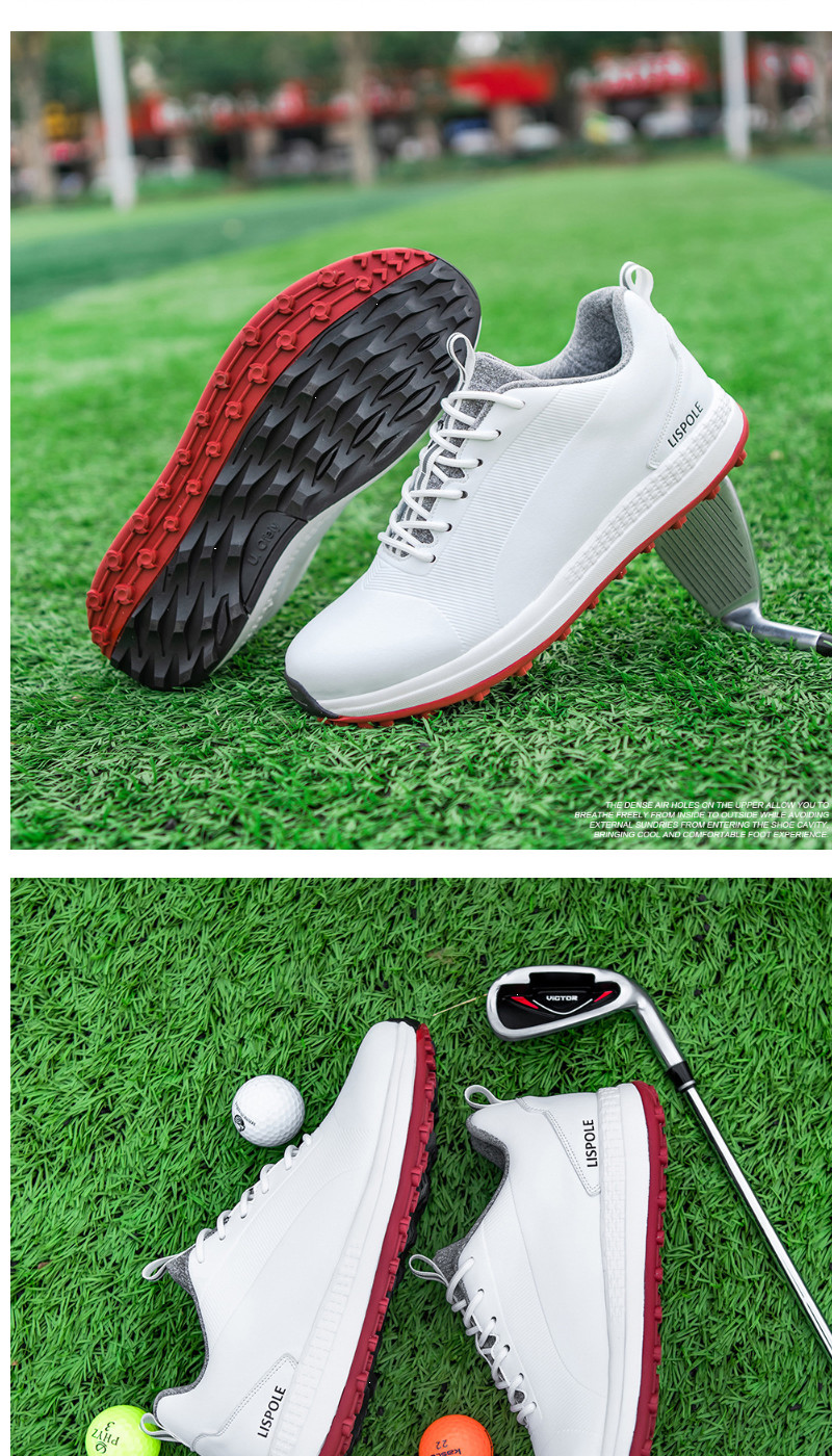 新品優惠#男士專業防水高爾夫球鞋大碼40-47無釘高爾夫訓練鞋 | 蝦皮購物