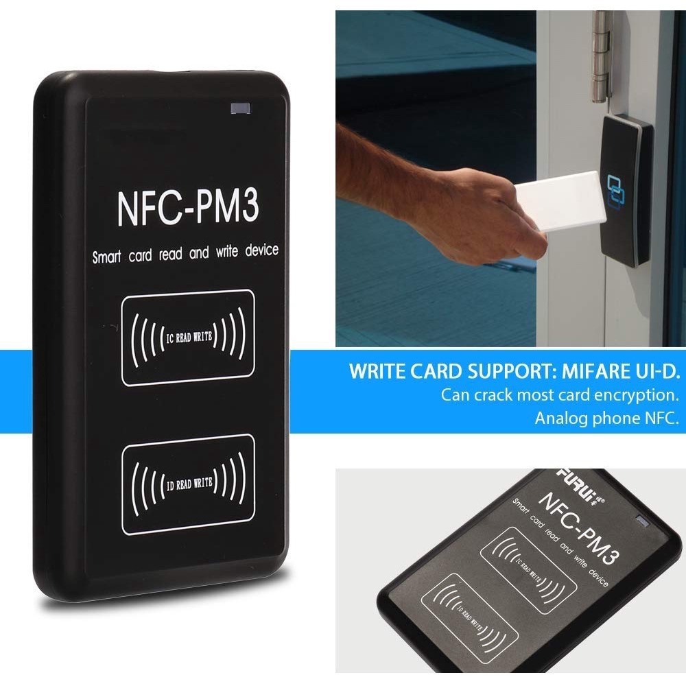 PM5 NFC讀卡器 ic id卡加密電梯門禁卡萬能複製器pm3複製 | 蝦皮購物