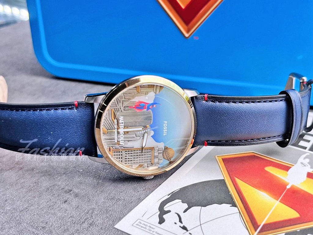 Superman x Fossil 超人再起 限量聯名手錶 LE1208SET 原廠公司貨 送禮首選 | 蝦皮購物