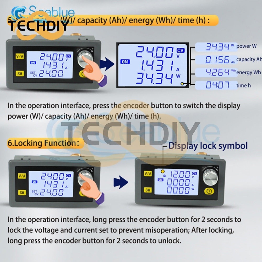 ♞Xy5008e DC DC 降壓升壓轉換器 CC CV 6-55V 250W/400W 12V 電源模塊可調穩壓實驗室 | 蝦皮購物