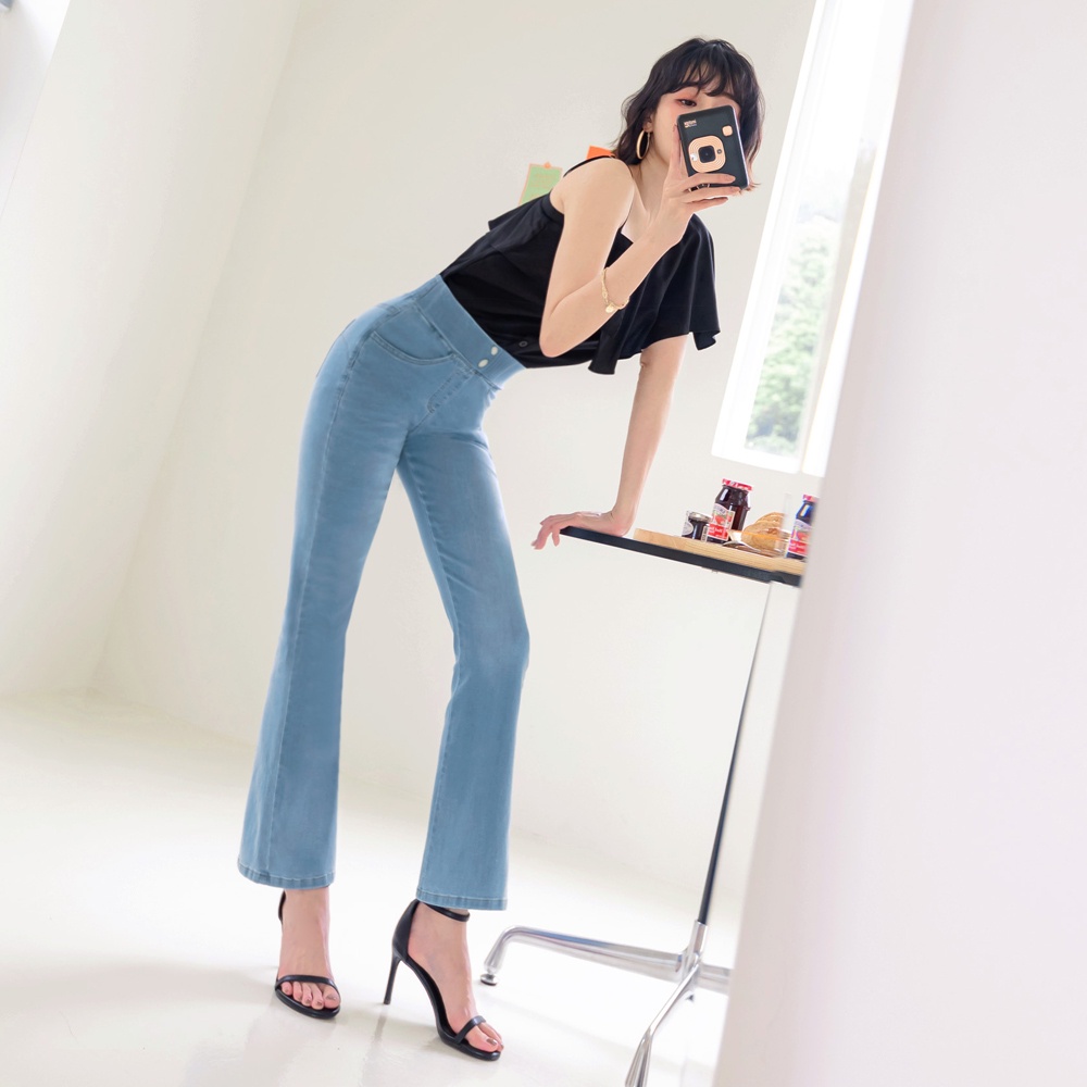 OB嚴選 視覺細-5KG．纖翹喇叭褲(一般/加長) 《BA6681》大尺碼/女裝/現貨 | 蝦皮購物