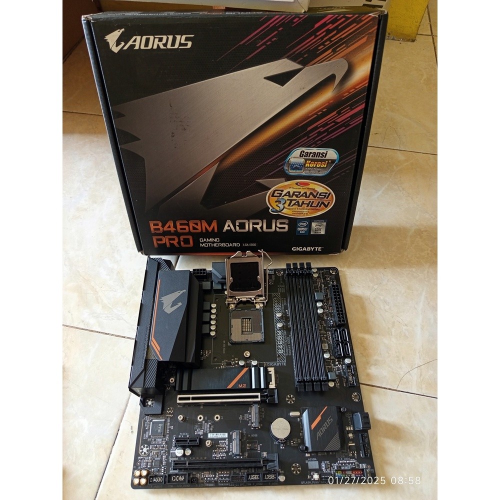 ♞技嘉 B460M Aorus Pro 插座英特爾 LGA1200 Gen10 | 蝦皮購物
