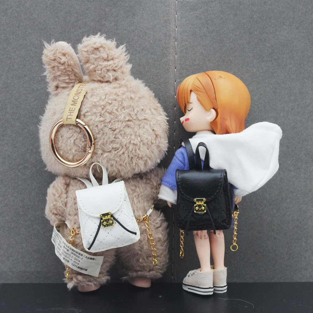 【17cm Labubu/upsetduck/baoao/liila】l-v 高品質背包,可愛的labubu單肩包 | 蝦皮購物