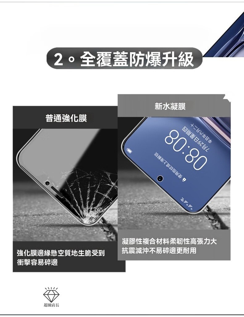 免神器 10D全膠 水凝膜 適用vivo X200 X100U X90 Pro V50 V40 V30E Y38保護貼 | 蝦皮購物