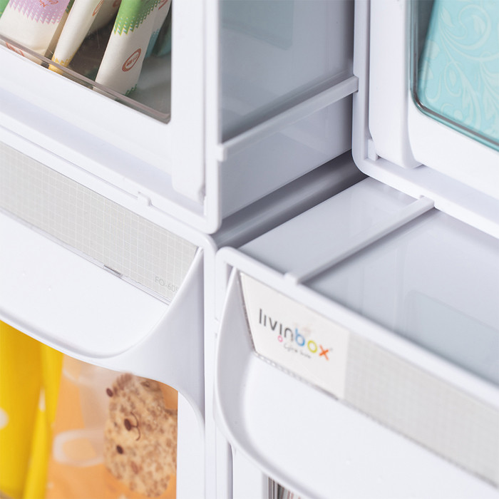 Shuter樹德 快取分類盒 FO-121(黑灰/白色) 台灣製 掀開式抽屜 通SGS測試 置物 收納 整理【愛買】 | 蝦皮購物