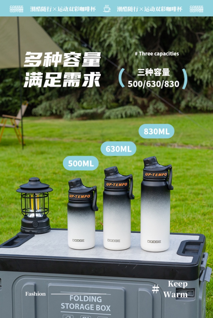 大容量健身運動保溫杯830ml漸變色日常吸管水杯學生便攜316不銹鋼水瓶 | 蝦皮購物