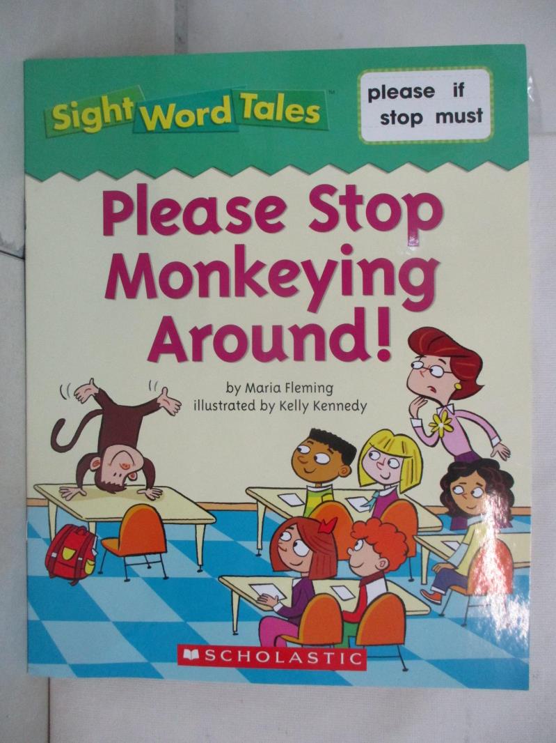 Please stop monkeying around!_by Maria Fle【T4／少年童書_JHY】書寶二手書 | 蝦皮購物