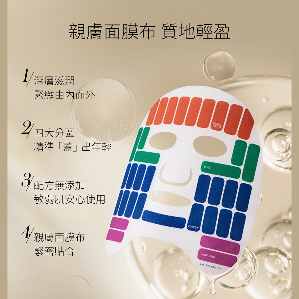 【AMIRO】S2 護膚禮盒(雙效淡紋緊緻水光精華凝露80ml+多維膠養緊緻抗 皺面膜5片) | 蝦皮購物